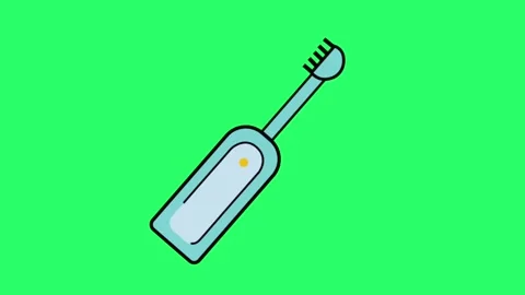 Animation dental medical tools on green ... | Stock Video | Pond5