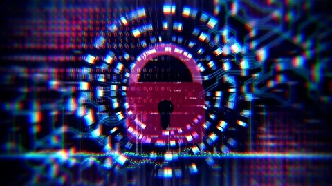 Animation depicting the concept of cyber... | Stock Video | Pond5