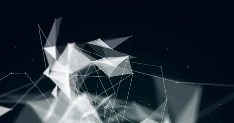 Animation of detailed plexus structure 4... | Stock Video | Pond5