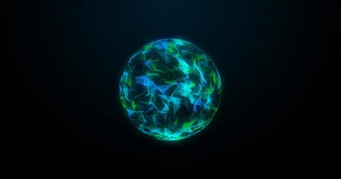 Animation of detailed plexus structure 4... | Stock Video | Pond5