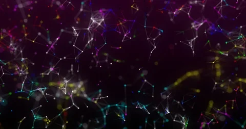 Animation of detailed plexus structure 4... | Stock Video | Pond5