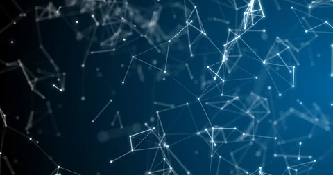 Animation of detailed plexus structure 4... | Stock Video | Pond5