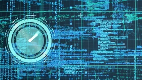 Animation of digital clock and programmi... | Stock Video | Pond5