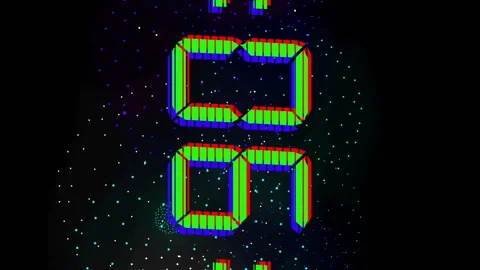 Black Counting Clock Stock Videos – Royalty-Free HD & 4K Videos