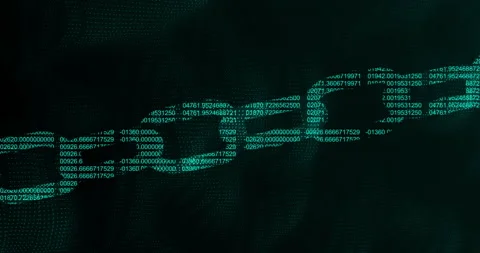 Animation of digital computer interface ... | Stock Video | Pond5