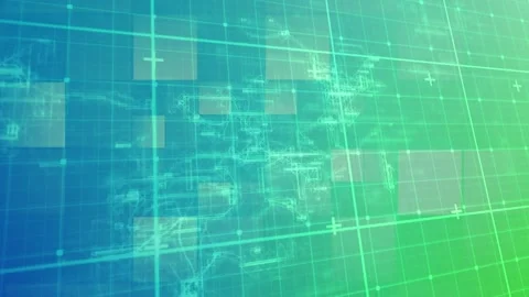 Animation of digital data processing ove... | Stock Video | Pond5