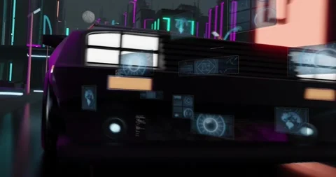 Animation of digital interface with scop... | Stock Video | Pond5