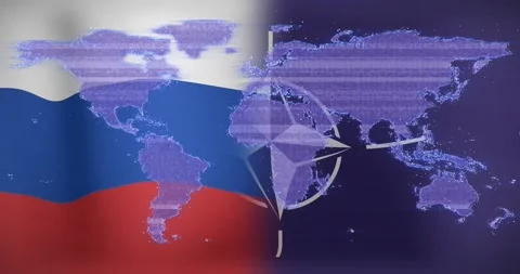 Animation of digital map moving over rus... | Stock Video | Pond5