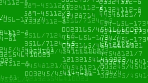 Animation of digital numbers motion grap... | Stock Video | Pond5