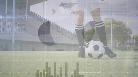 Animation of digital screen with data ov... | Stock Video | Pond5