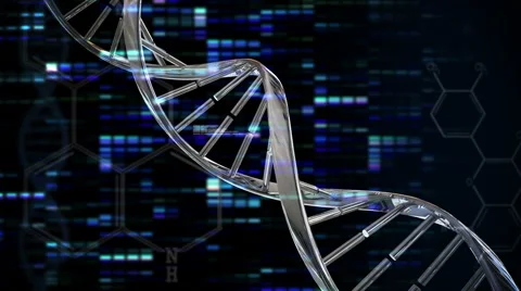 Animation of DNA moving | Stock Video | Pond5