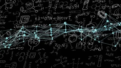 Animation of dna strand and chemical str... | Stock Video | Pond5