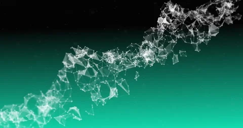 Animation of dna strand on green backgro... | Stock Video | Pond5