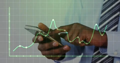 Animation of dots on graph and grid patt... | Stock Video | Pond5