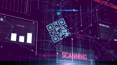 Animation of dots interconnecting with l... | Stock Video | Pond5