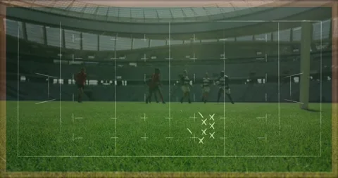 Animation of drawing of game plan over d... | Stock Video | Pond5