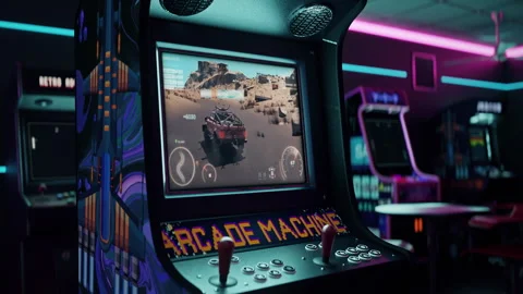 Arcade Machine Screen Stock Videos – Royalty-Free HD & 4K Videos