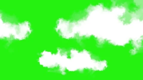 Animation of dynamic white clouds moving... | Stock Video | Pond5