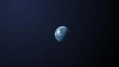 Animation of Earth seen from space, the ... | Stock Video | Pond5