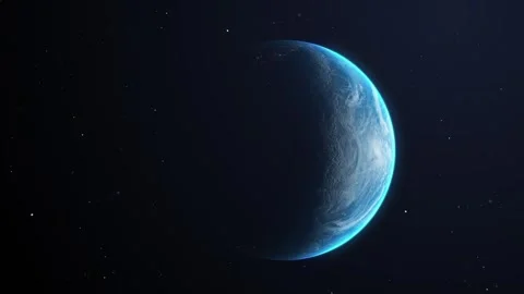 Animation of Earth seen from space, the ... | Stock Video | Pond5