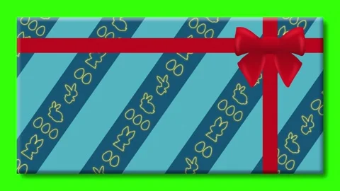 animation of easter day git and surprise... | Stock Video | Pond5