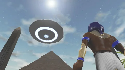 Animation of the egyptian god Horus and ... | Stock Video | Pond5