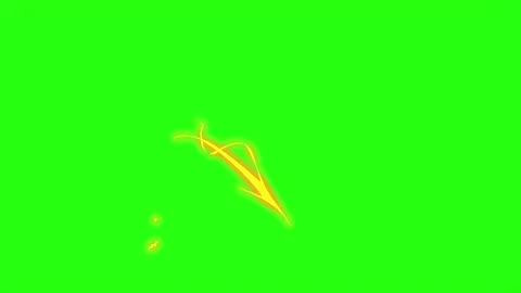 Animation electric on green screen backg... | Stock Video | Pond5