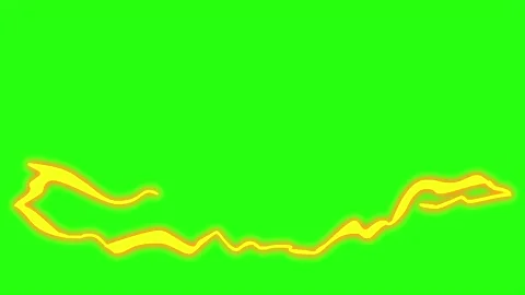 Animation electric on green screen backg... | Stock Video | Pond5