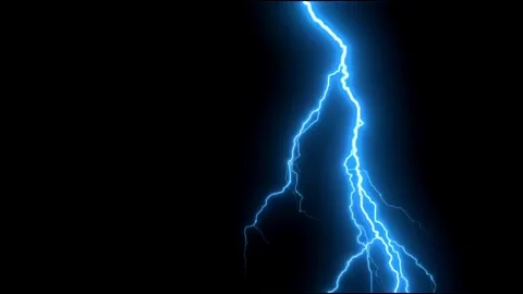 Animation electrical light effect. | Stock Video | Pond5