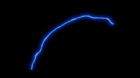 Animation electrical light effect. | Stock Video | Pond5