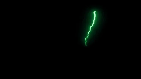 Animation electrical light effect. | Stock Video | Pond5