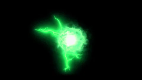 Animation electrical light effect. | Stock Video | Pond5