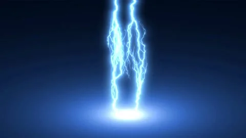 Animation electrical light effect. | Stock Video | Pond5