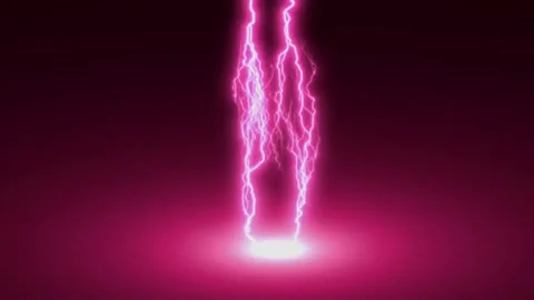 Animation electrical light effect. | Stock Video | Pond5