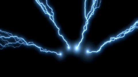 Animation electrical light effect. | Stock Video | Pond5