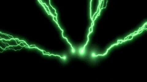 Animation electrical light effect. | Stock Video | Pond5