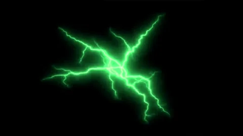 Animation electrical light effect. | Stock Video | Pond5