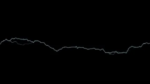 Animation electrical light effect. | Stock Video | Pond5