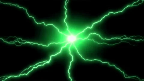 Animation electrical light effect. | Stock Video | Pond5