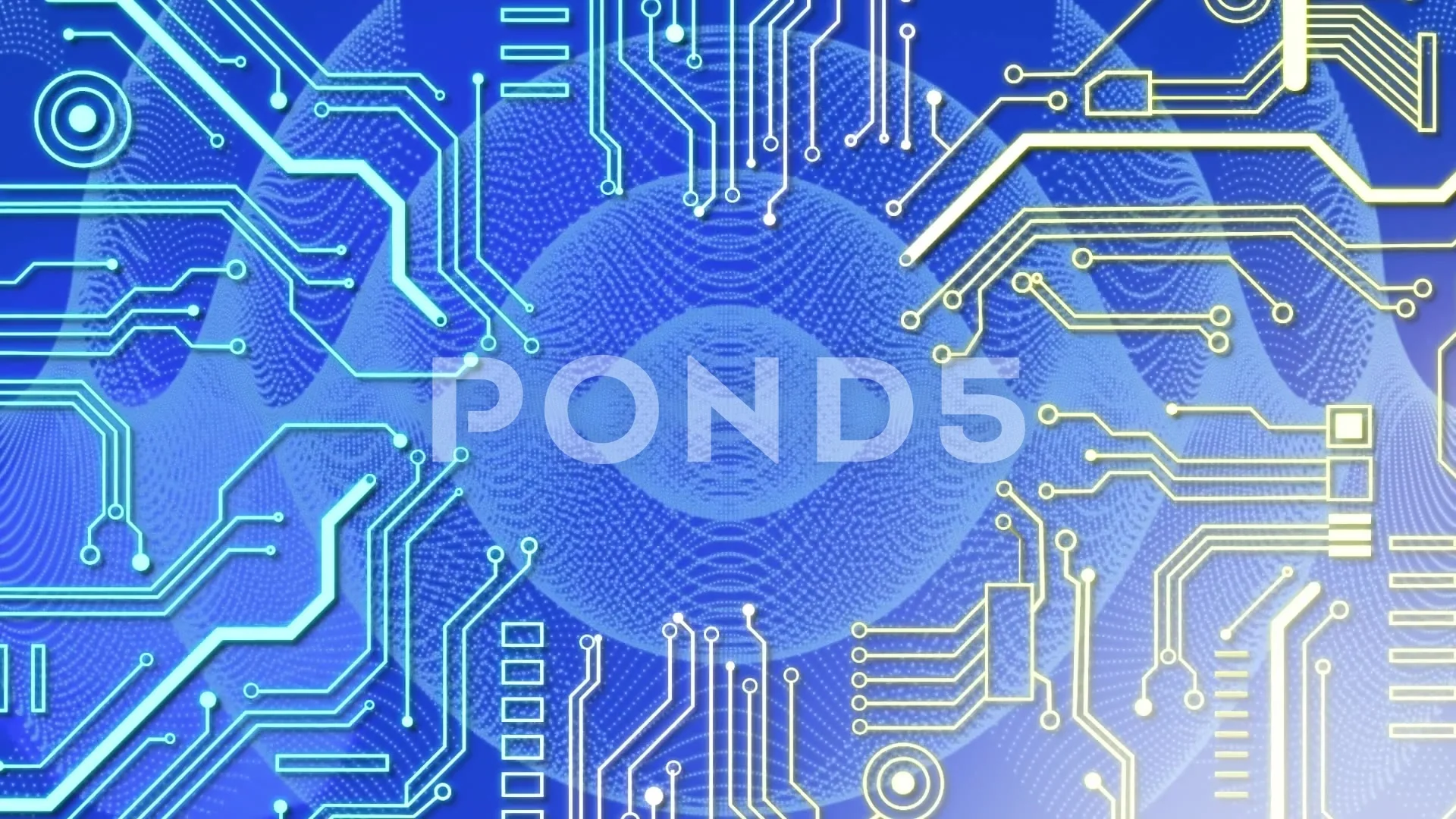 Computer Circuit Board Pattern