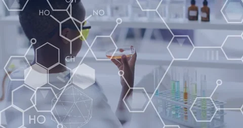 Animation of elemental diagrams over afr... | Stock Video | Pond5