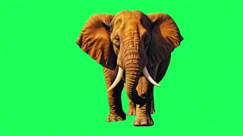 Elephant Green Screen Stock Footage ~ Royalty Free Stock Videos | Pond5