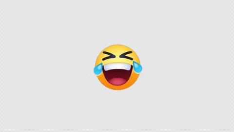 Animation of emoji emoticon crying. Alph... | Stock Video | Pond5