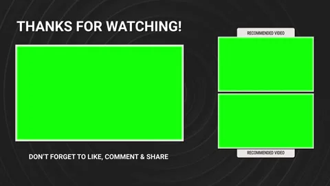 Animation End screen YouTube channel wit... | Stock Video | Pond5