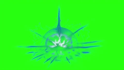 Animation exploison electric effect with... | Stock Video | Pond5
