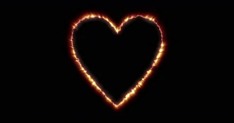 Animation of the explosion love symbol w... | Stock Video | Pond5