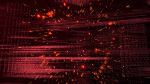 Animation of explosion over data process... | Stock Video | Pond5