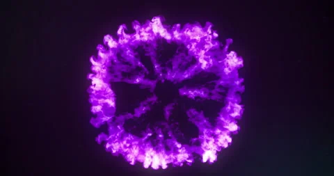 Animation of explosion of purple light t... | Stock Video | Pond5