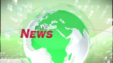 Animation of fake news text, globe, netw... | Stock Video | Pond5