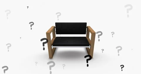 Animation of falling question marks over... | Stock Video | Pond5